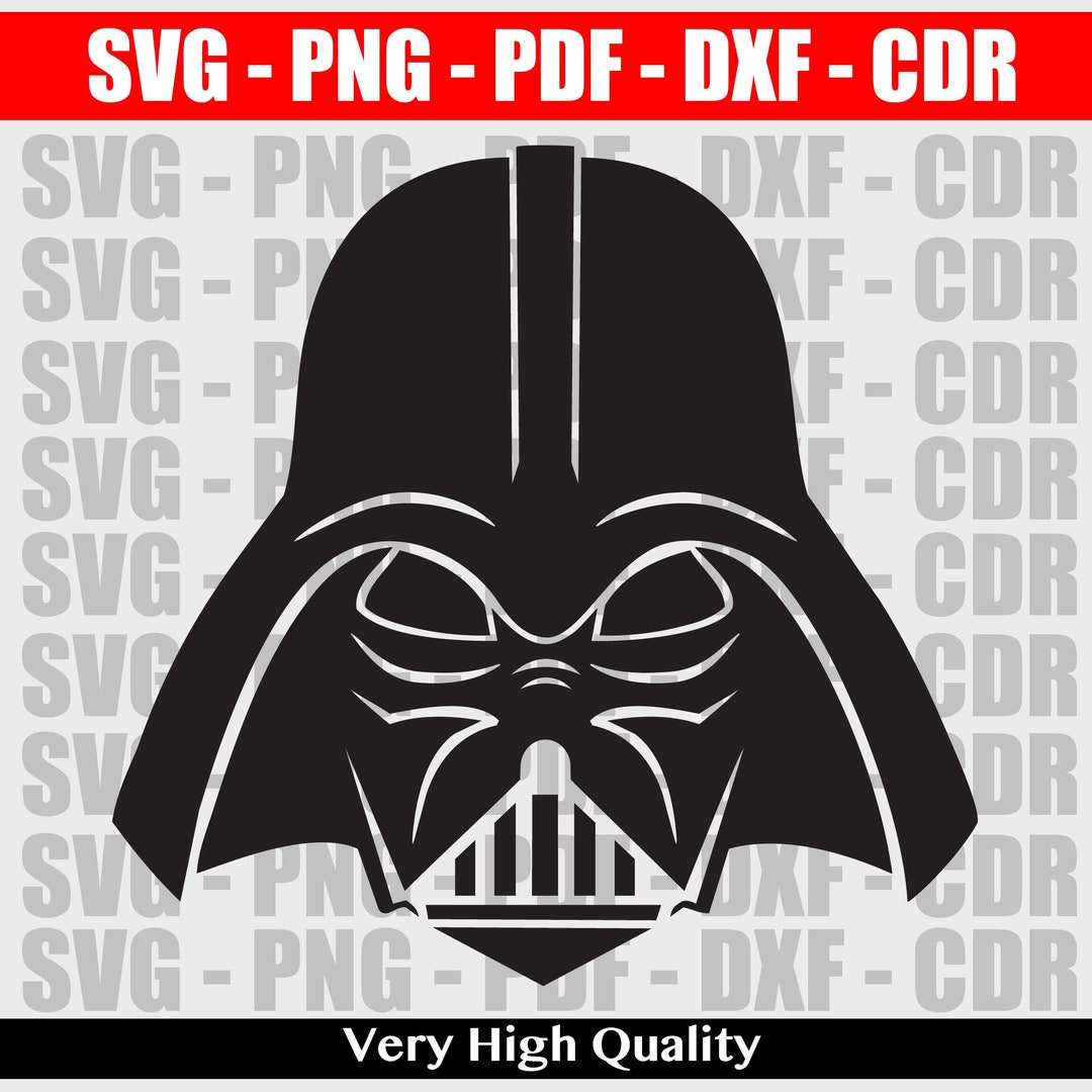 Darth Vader Svg, Starwars Svg, Darth Vader, Svg Files, Silhouette Cameo ...