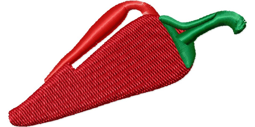 Chilli Pepper Embroidery Design, Chili Pepper, Red, Green, Taco, Hot ...