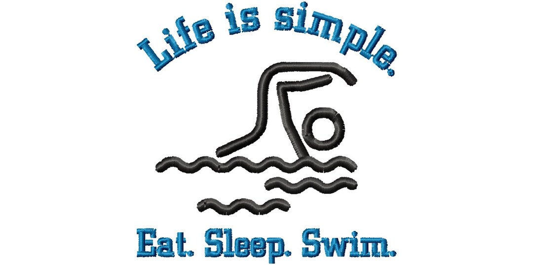 Swimming Design - Machine Embroidery Design, Embroidery Patterns ...