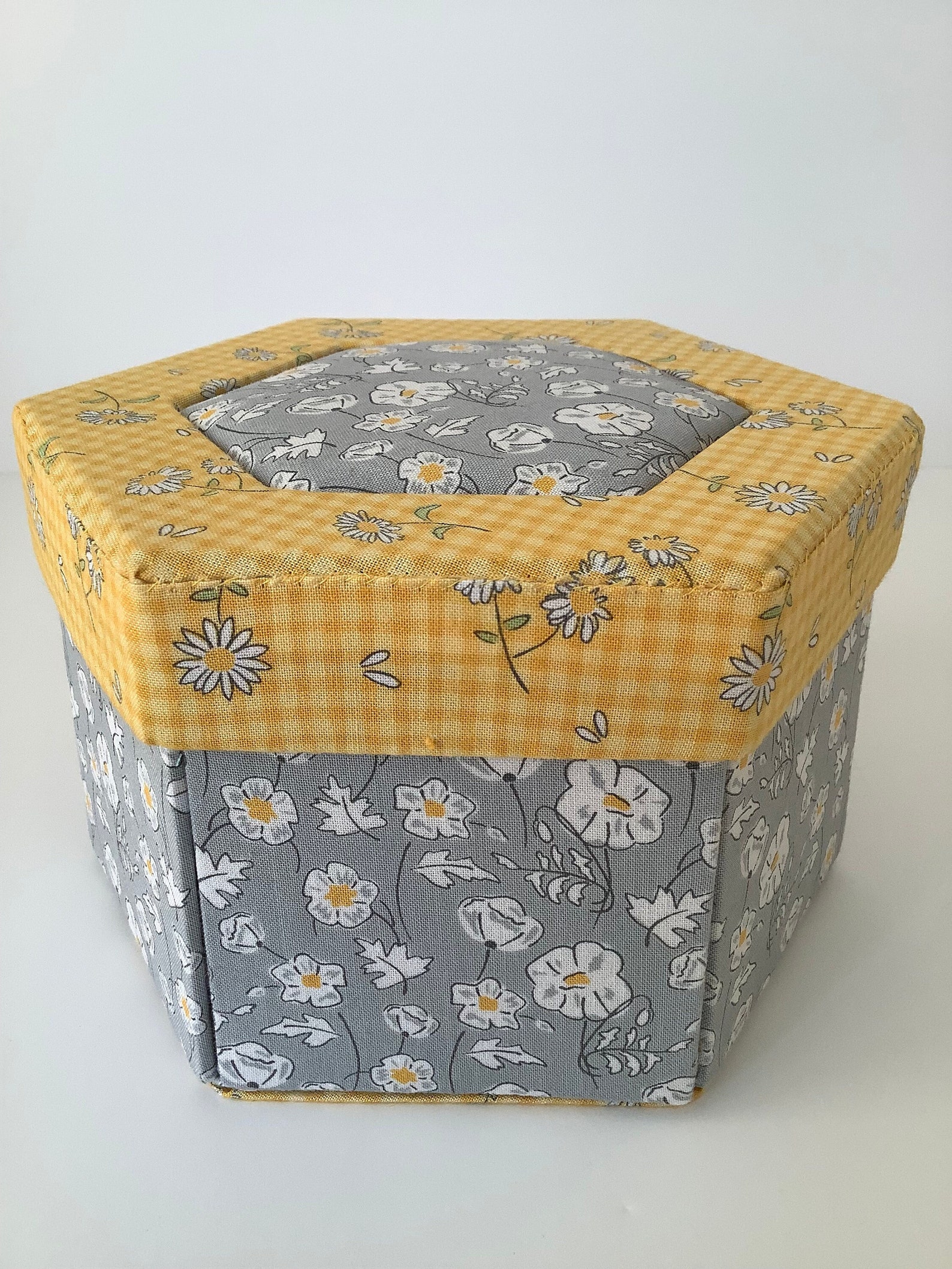 Exploding Sewing Box, Needlework Box, Hexagon Box, Etui, Cartonnage, Handmade - Etsy UK