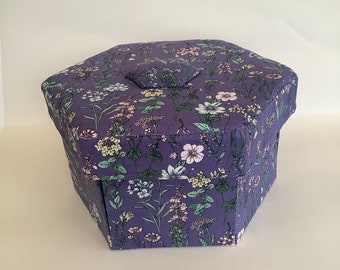 Exploding Sewing Box, Needlework Box, Hexagon Box, Etui, Cartonnage ...