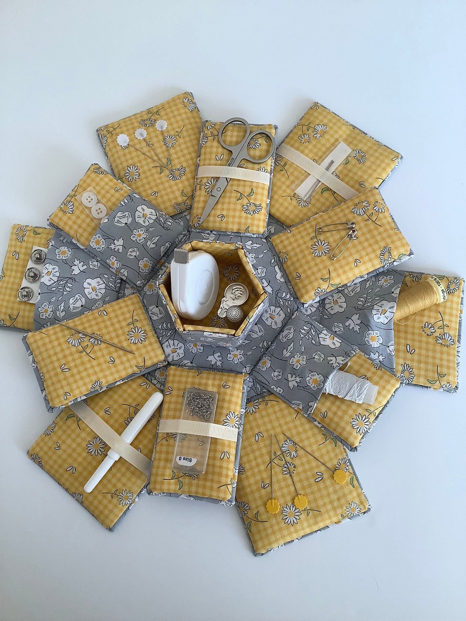 Exploding Sewing Box, Needlework Box, Hexagon Box, Etui, Cartonnage ...