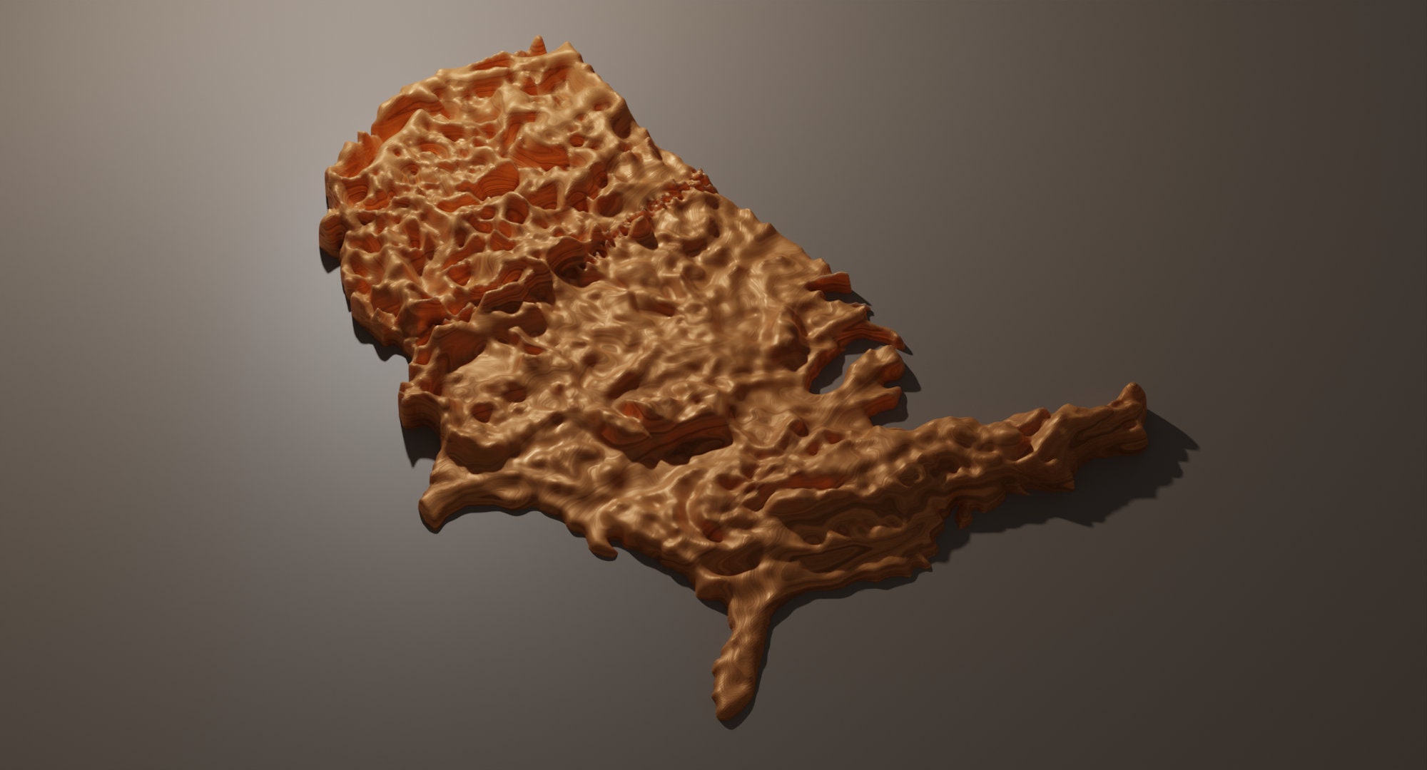 USA Topographic Map STL for CNC Milling - Etsy