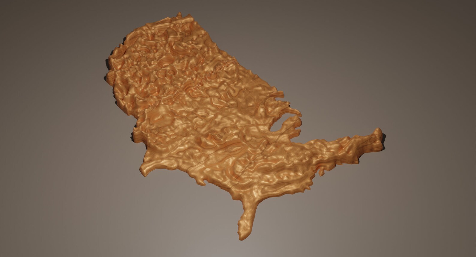 USA Topographic Map STL for CNC Milling - Etsy