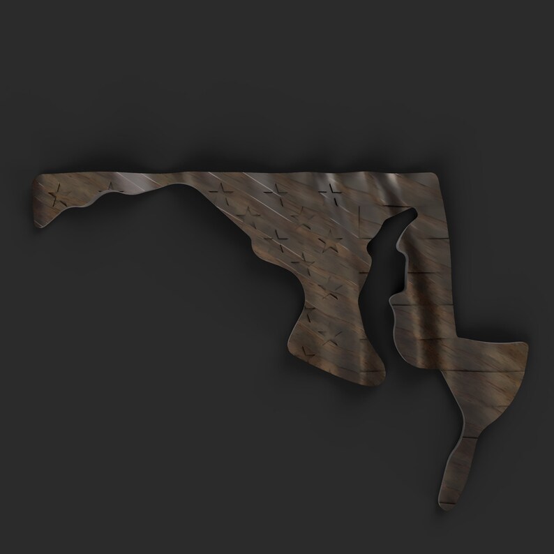 Maryland - STL File - Wavy Flag - Wavy Union Stars - Etsy