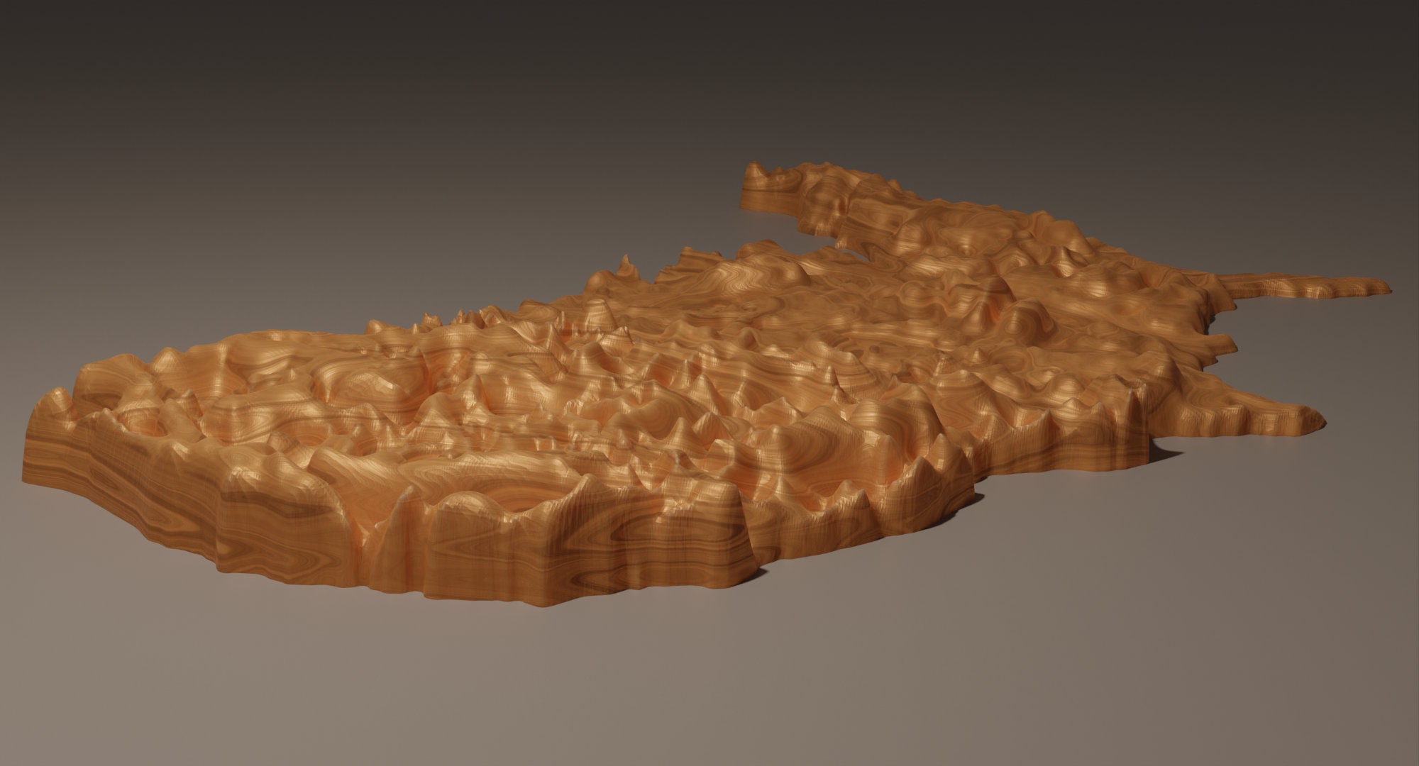 USA Topographic Map STL for CNC Milling - Etsy