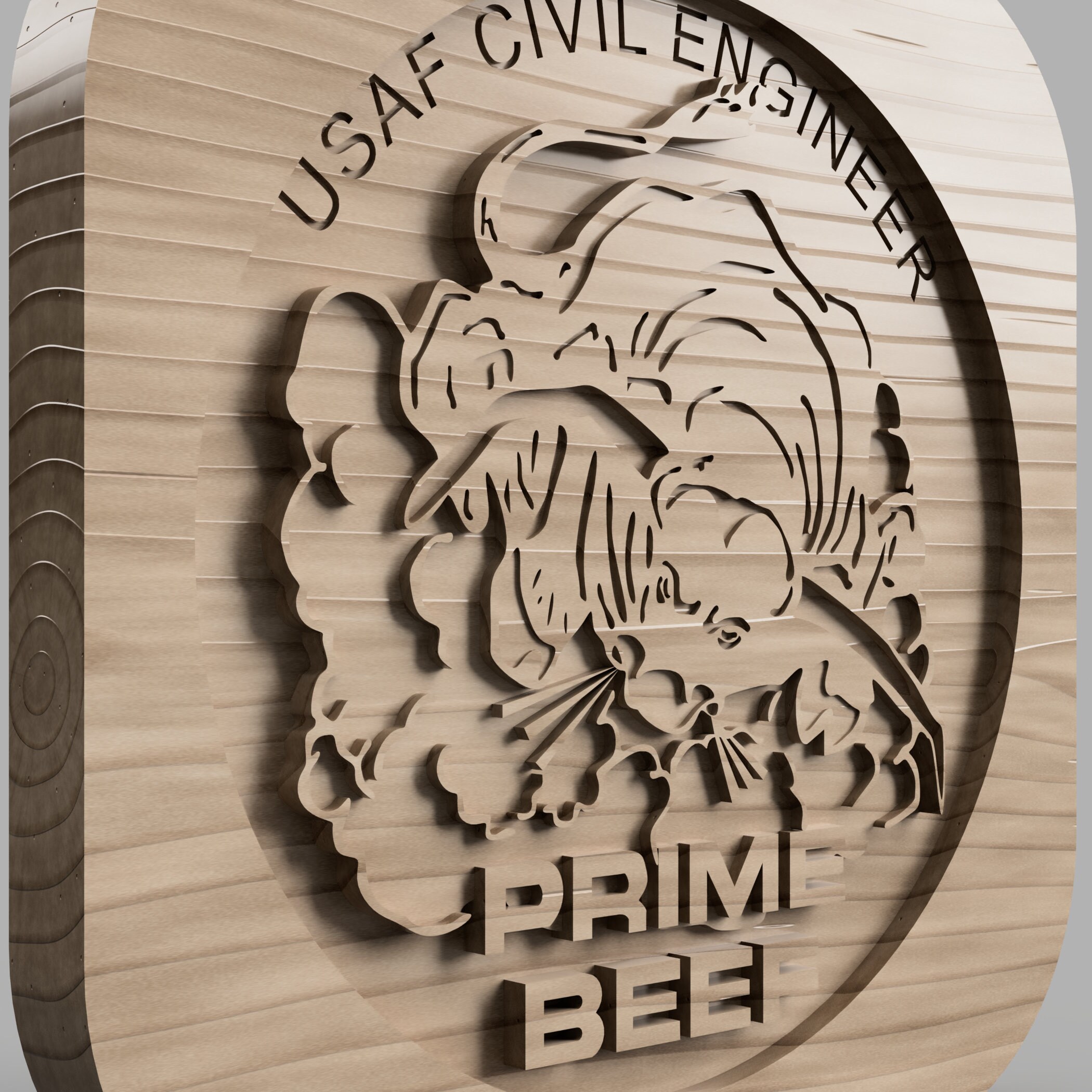 USAF Prime Beef STL | Etsy