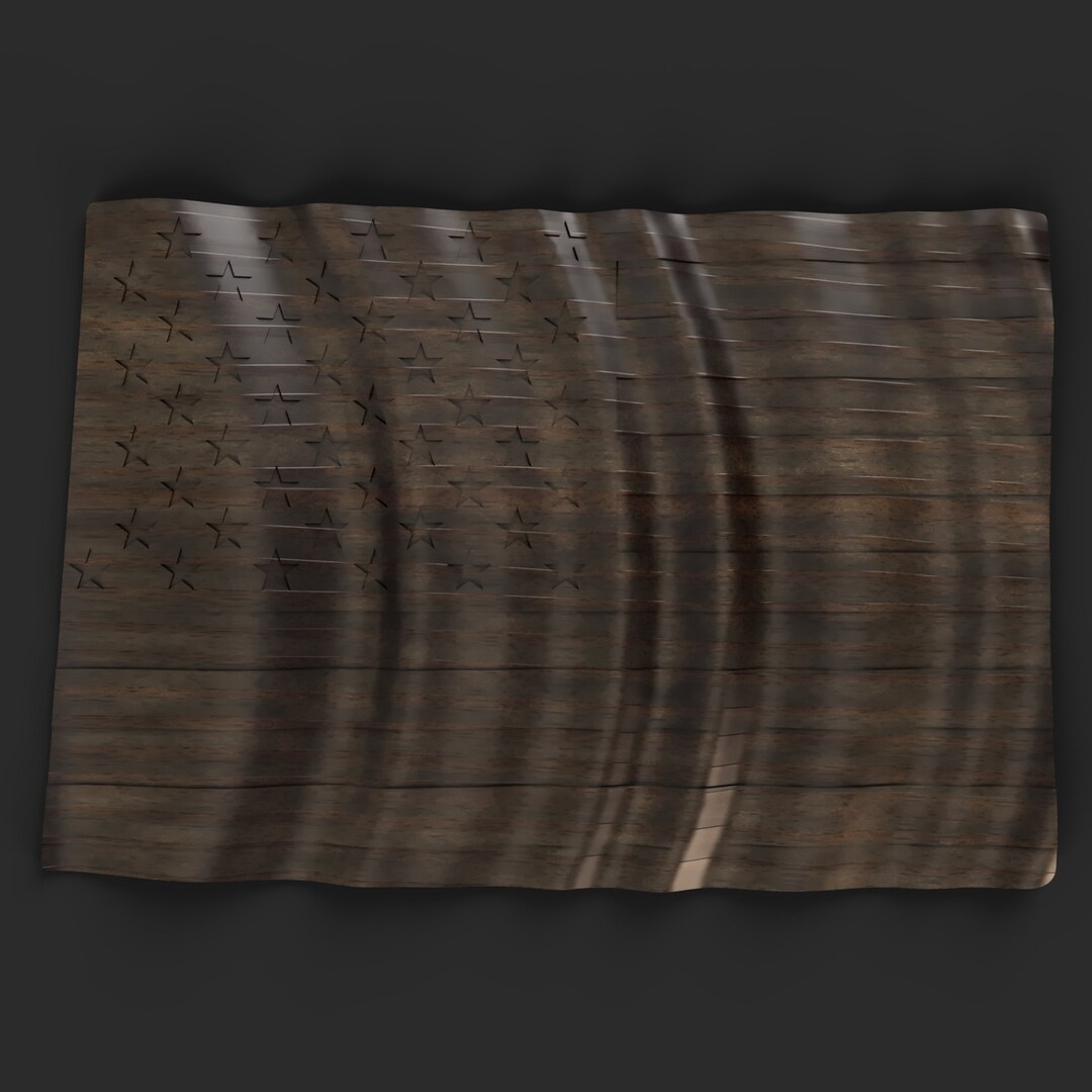 Colorado - STL File - Wavy Flag - Wavy Union Stars - Etsy