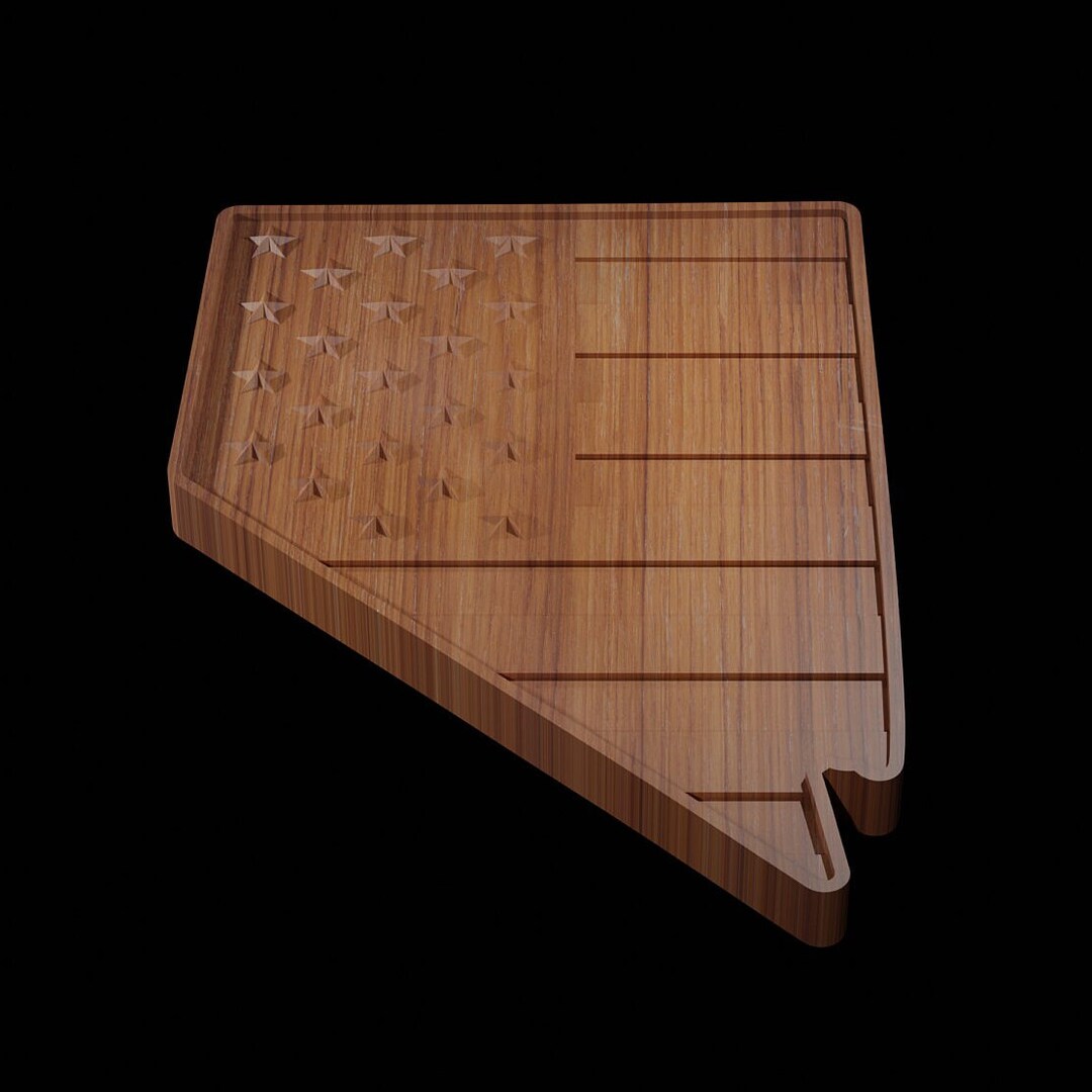 Nevada - 3pk STL Files - State Shaped Flag - Etsy