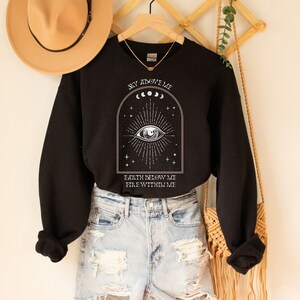 Boho Sweatshirt Esoteric Witch Shirt Bohemian Clothes - Etsy