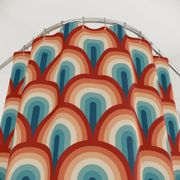 Midcentury Modern Curtains Etsy
