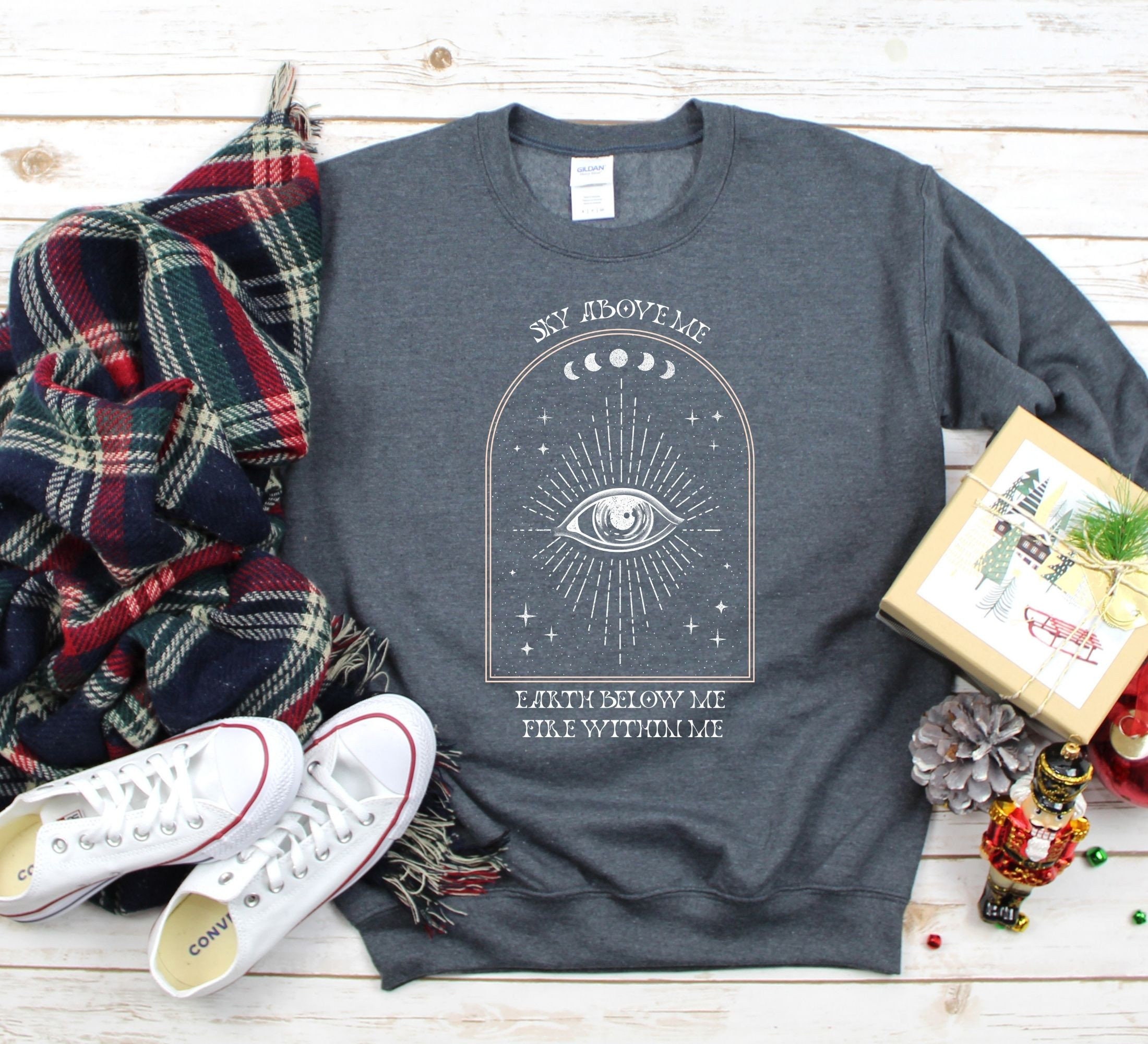 Boho Sweatshirt Esoteric Witch Shirt Bohemian Clothes - Etsy