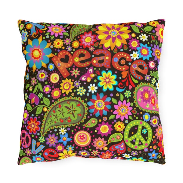 Hippie Pillow - Etsy
