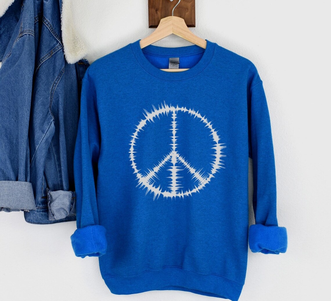 Peace Sign Pullover Boho Shirt Festival Clothes Hippie | Etsy