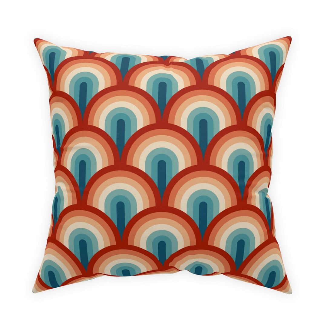 Mid Century Throw Pillow