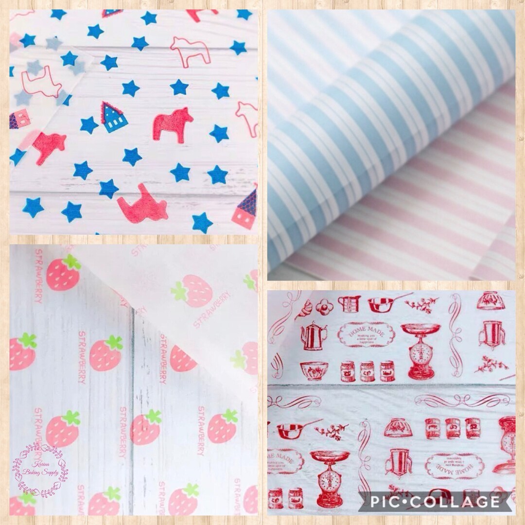 100 Sheets Food Wrapping Paper Cake Wrapping Bread Wrapping - Etsy