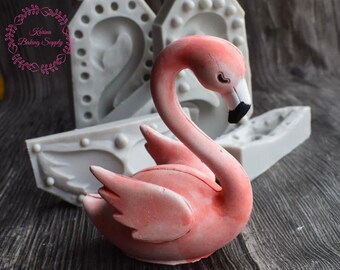 Flamingo Silicone Mould mold 'flamingos' by FPC - Etsy