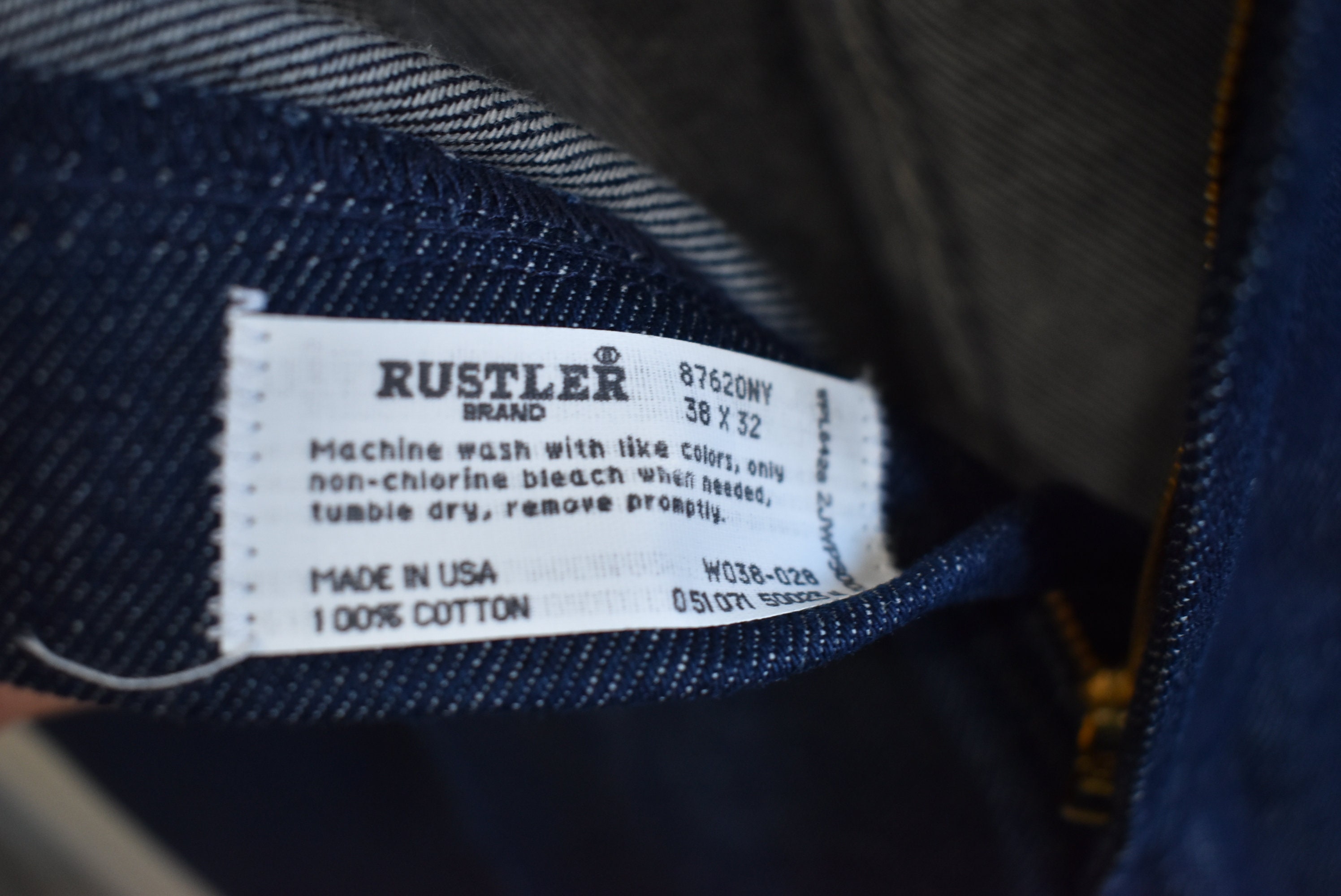 Vintage 60s 70s Rustler Bootcut Jeans // Dark Wash Sturdy | Etsy