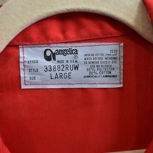 70s Workwear Jacket IGA Grocery Store Uniform Shirt Logo Patch // Wide ...