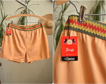 1950s Deadstock Campus Swim Trunks // Midcentury Mens Bathing - Etsy