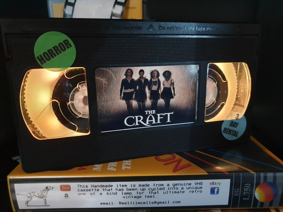 Retro VHS Lamp,the Craft,night Light!amazing Gift Idea for Any Movie ...
