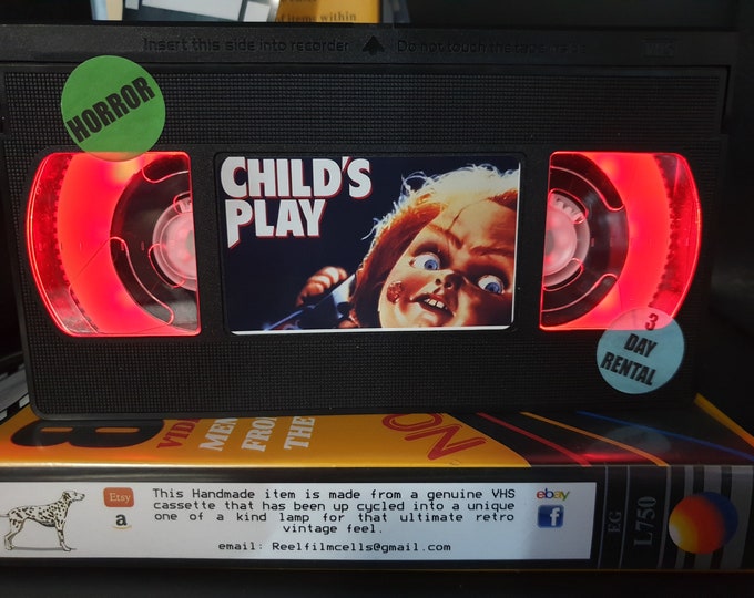 Retro VHS Lamp,child's Play Chucky,night Lightamazing Gift Idea for Any ...