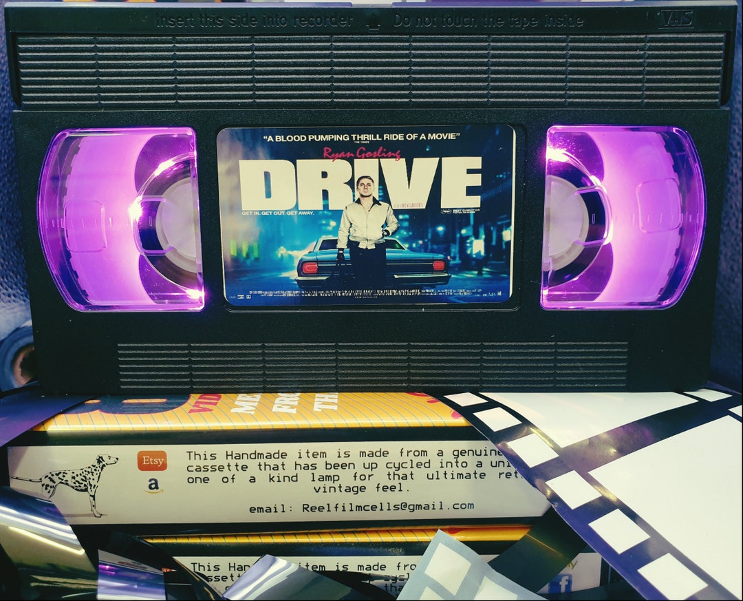 Retro VHS Lamp,drive Ryan Gosling ,night Light Stunning Collectible ...