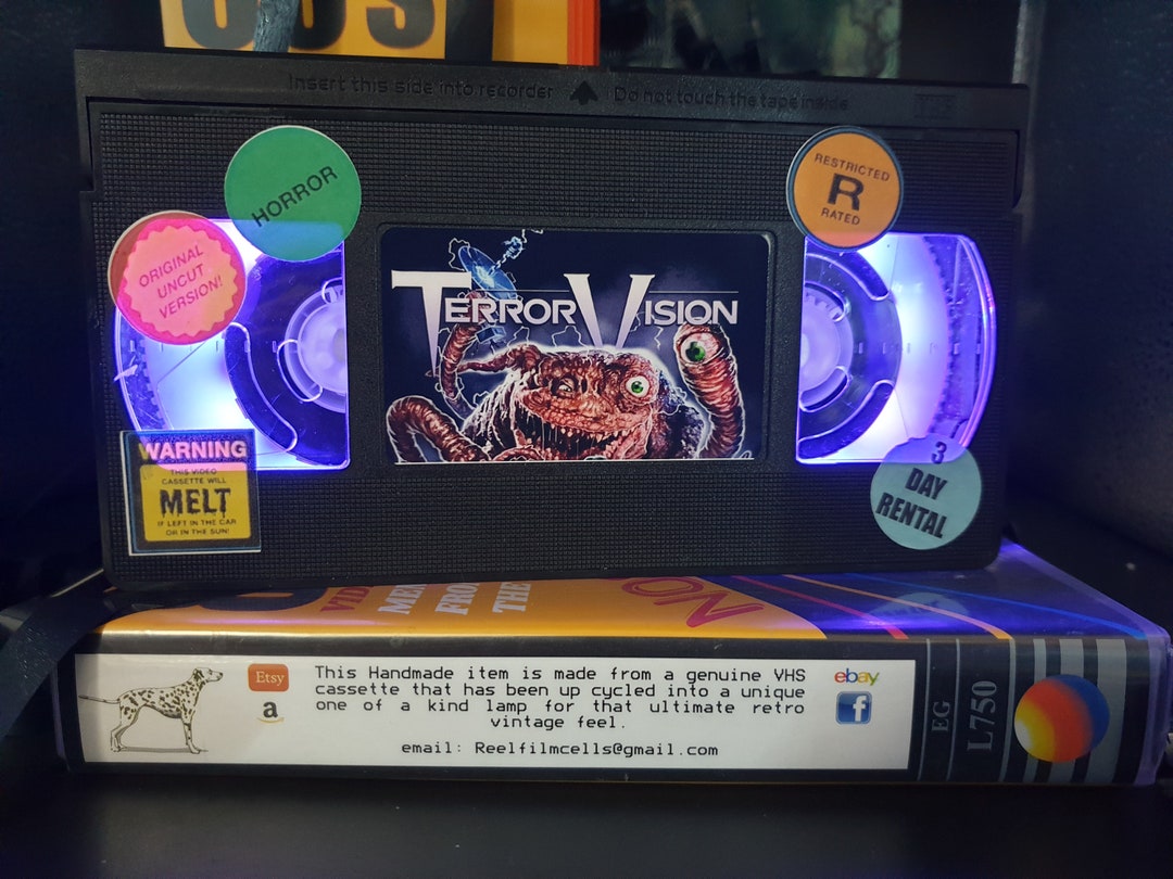 Retro VHS Lamp, Terrorvision ,top Quality Amazing Gift for Any Movie ...