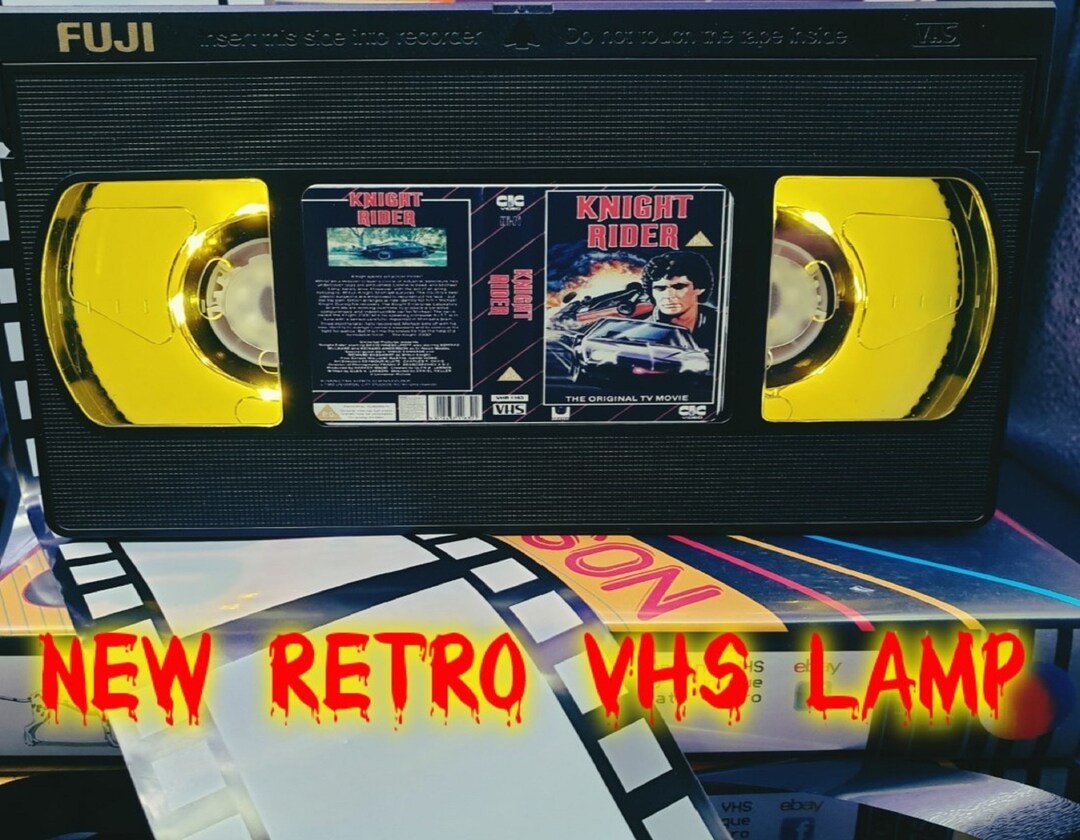 Retro VHS Lamp,knight Rider ,night Light Stunning Collectible, Top ...