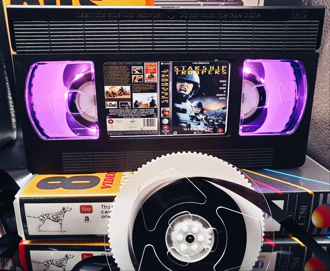 Retro VHS Lamp,starship Troopers, Top Quality!amazing Gift for Any ...