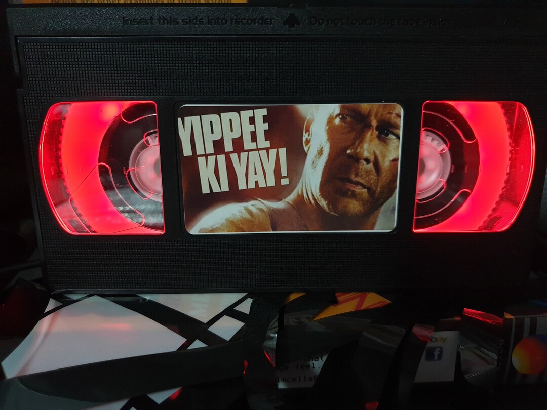 Retro VHS Lamp,die Hard,night Light Stunning Collectible, Top Quality ...