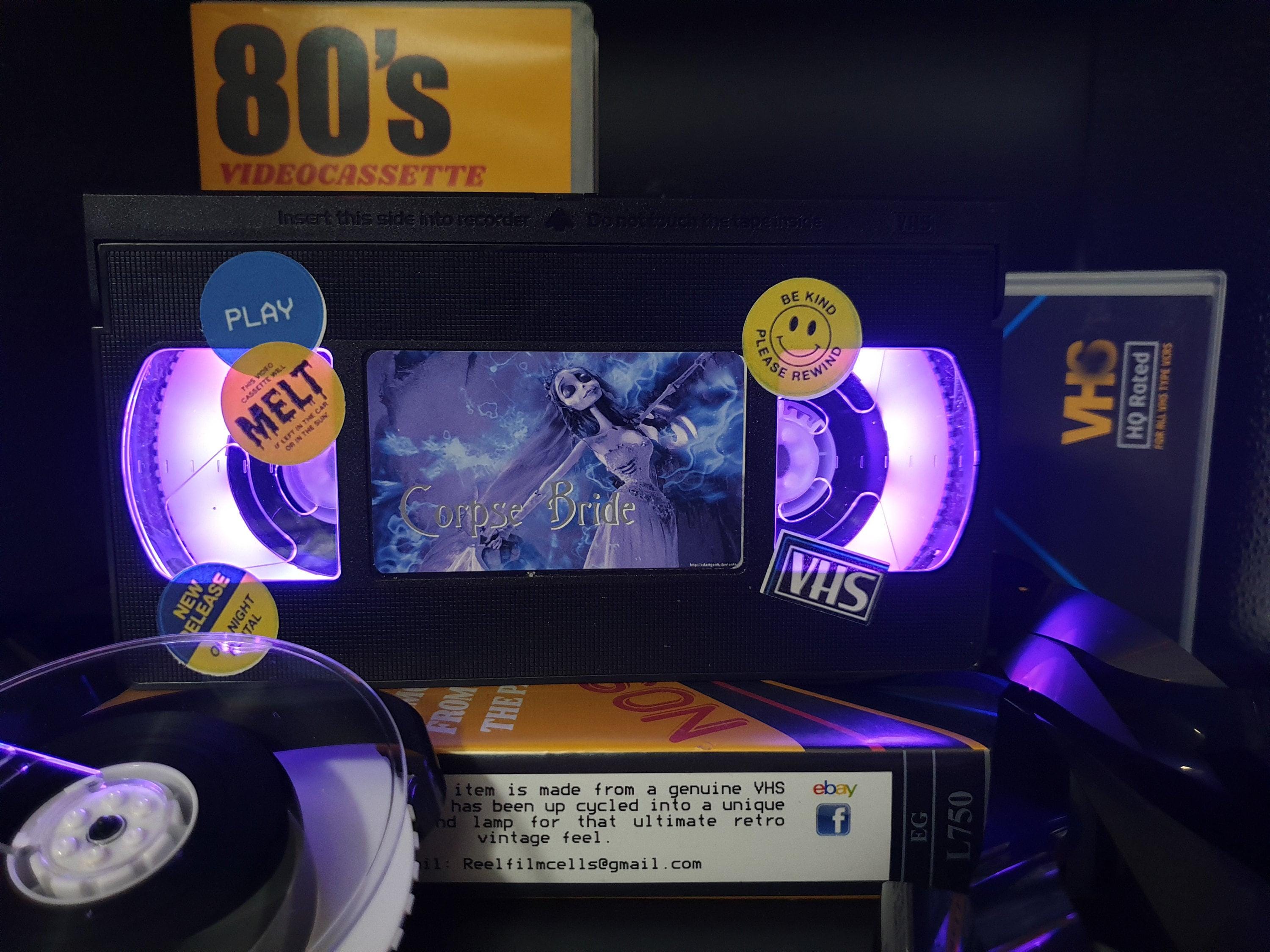 Retro VHS Lamp,corpse Bride,top Quality Amazing Gift for Any Movie Fan ...