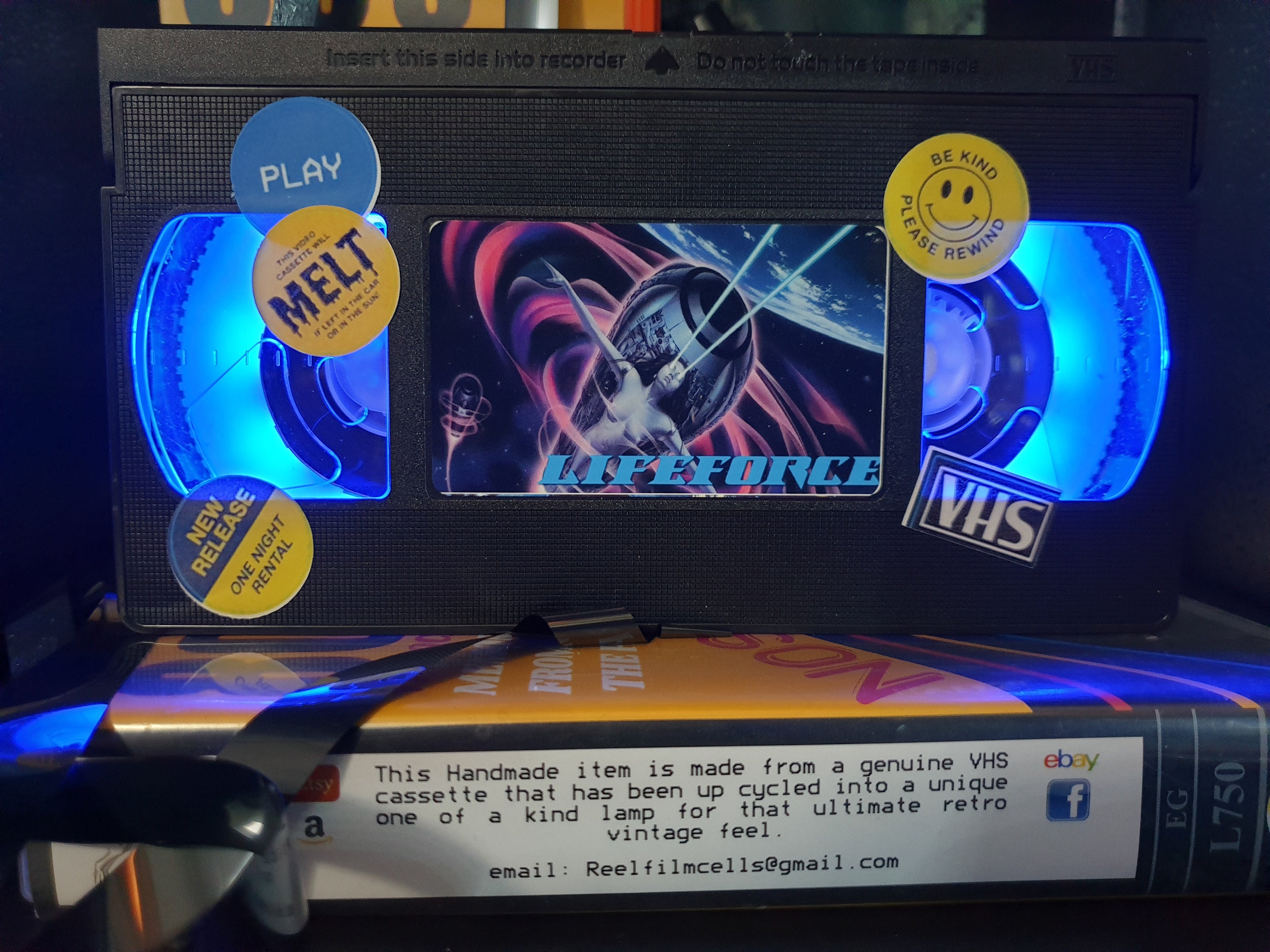 Retro VHS Lamp Lifeforce top Quality Amazing Gift for Any | Etsy