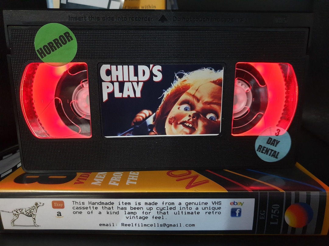 Retro VHS Lamp,child's Play Chucky,night Light!amazing Gift Idea for ...
