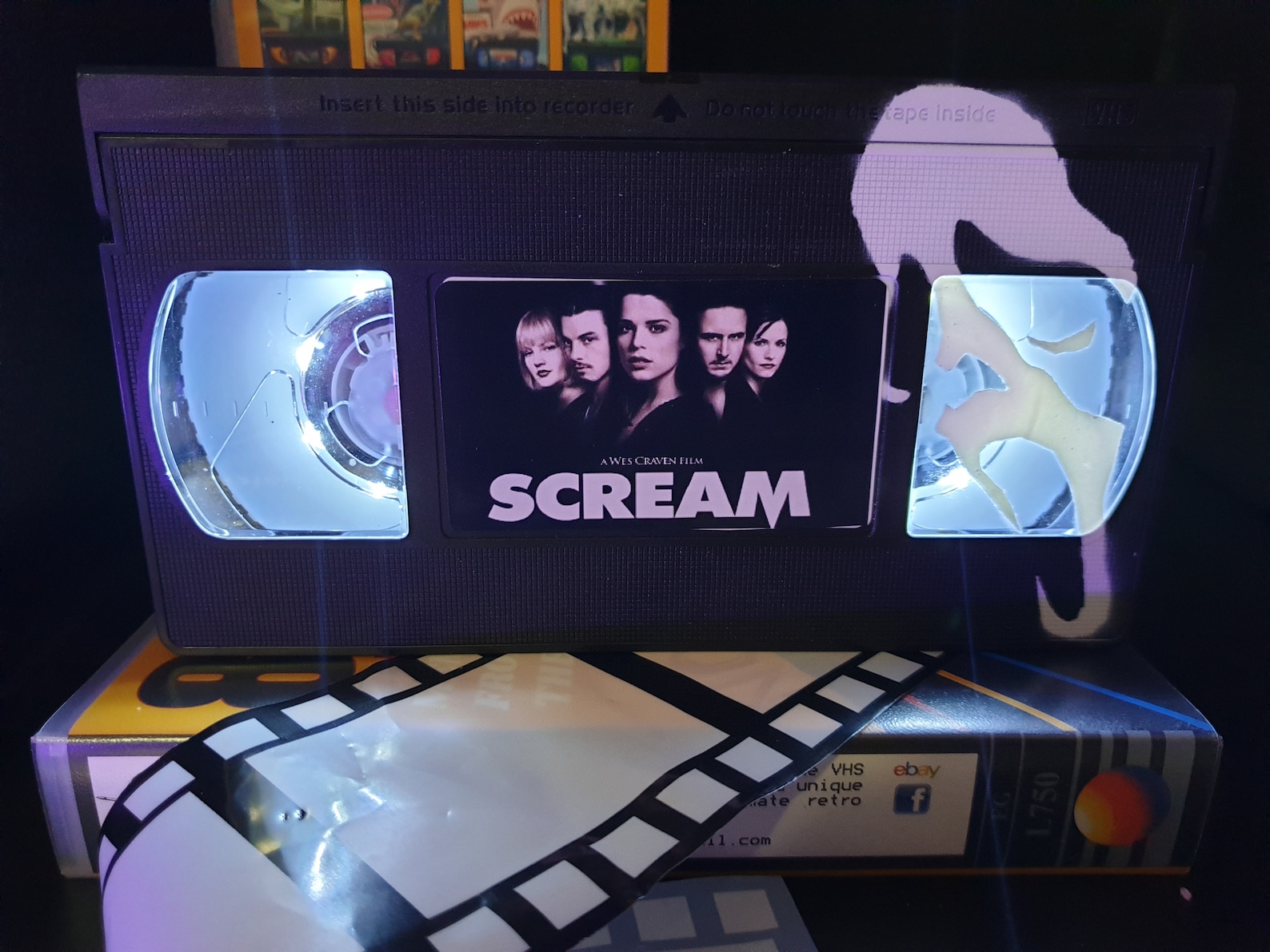 Retro VHS Night Light Table Lampscream With Art Work top - Etsy
