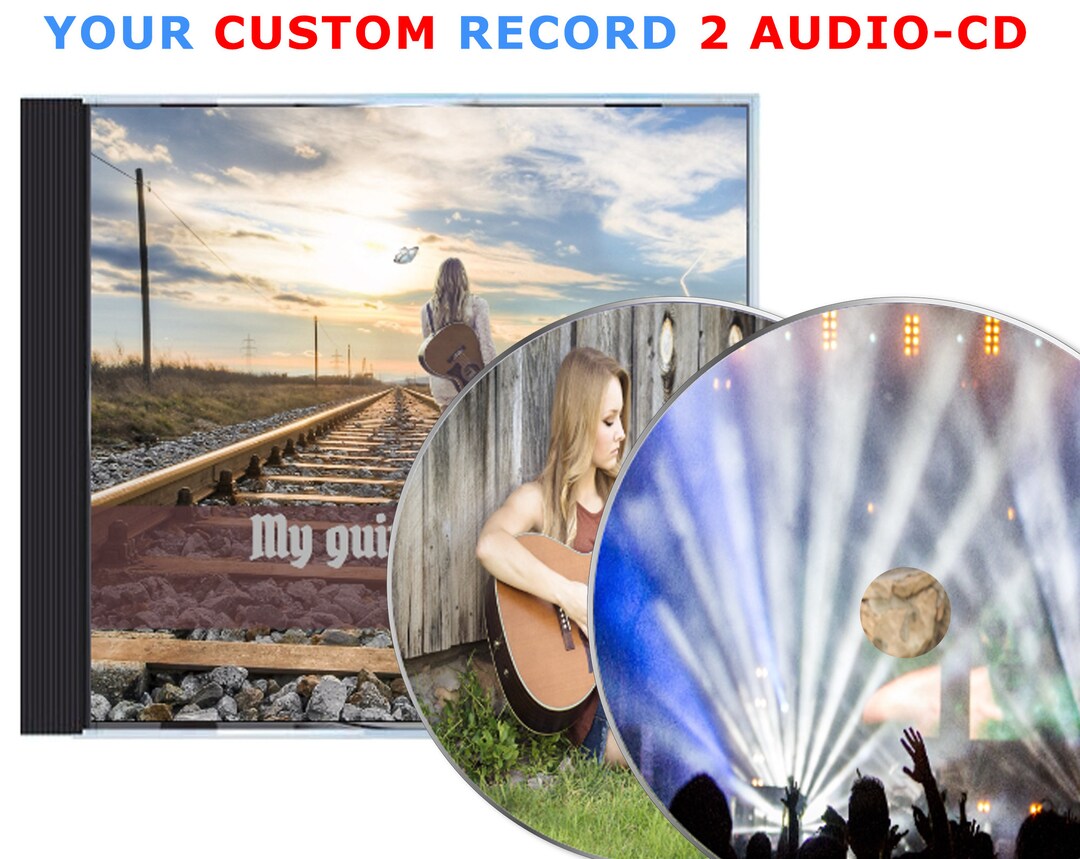Two Custom Music Cds: Personalized Audio Mix With Photo Cover - Etsy