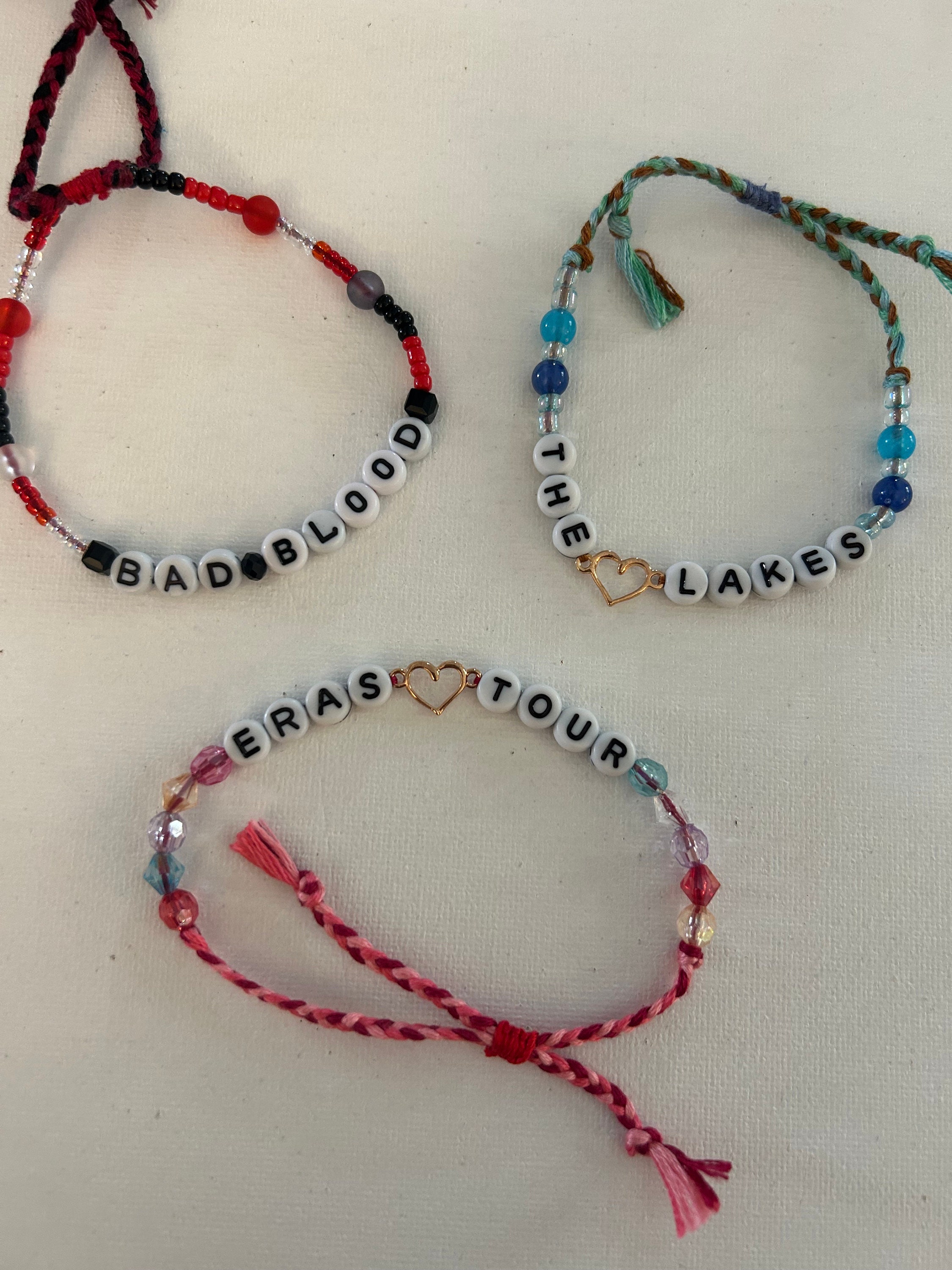 Customizable Taylor Swift Eras Tour Friendship Bracelets, Adjustable - Etsy