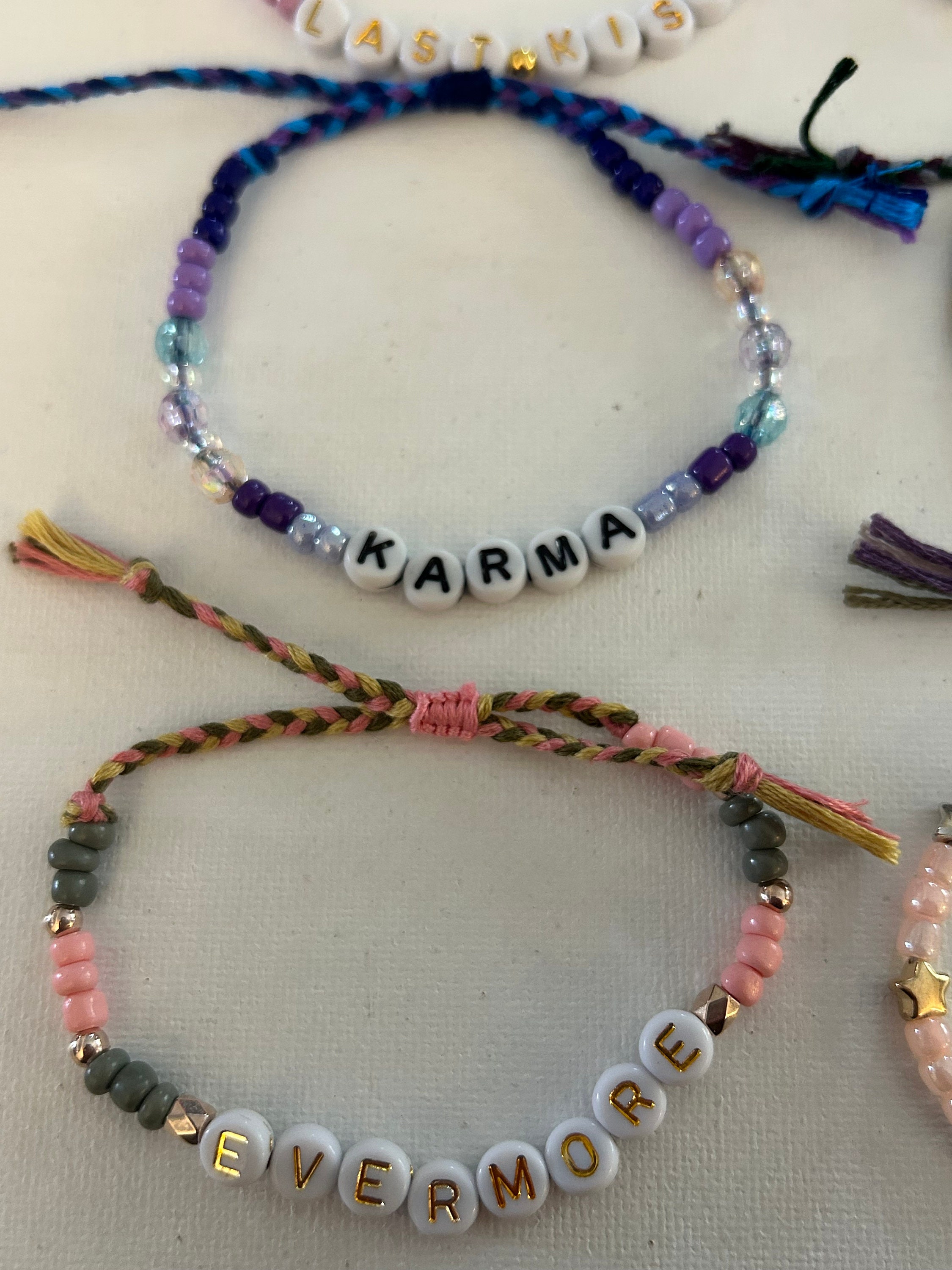 Customizable Taylor Swift Eras Tour Friendship Bracelets, Adjustable - Etsy