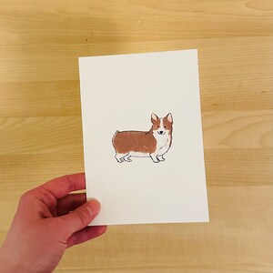 Corgi Cards Pack, Greeting Card, Corgi, Birthday, Card Greeting Corgi ...