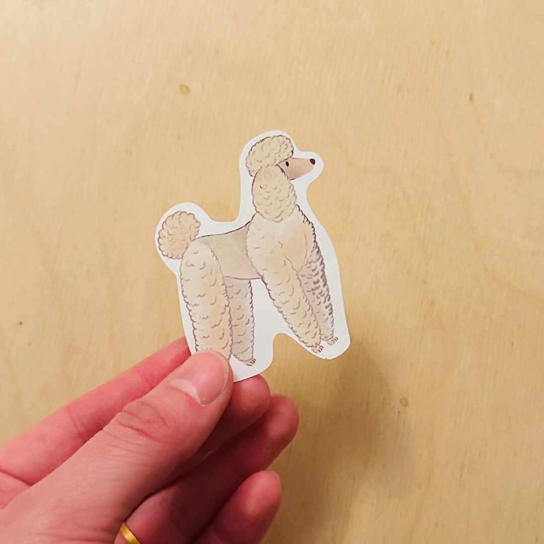 Poodle Dog Sticker for Journal, Sticker for Planner Sticker Poodle ...