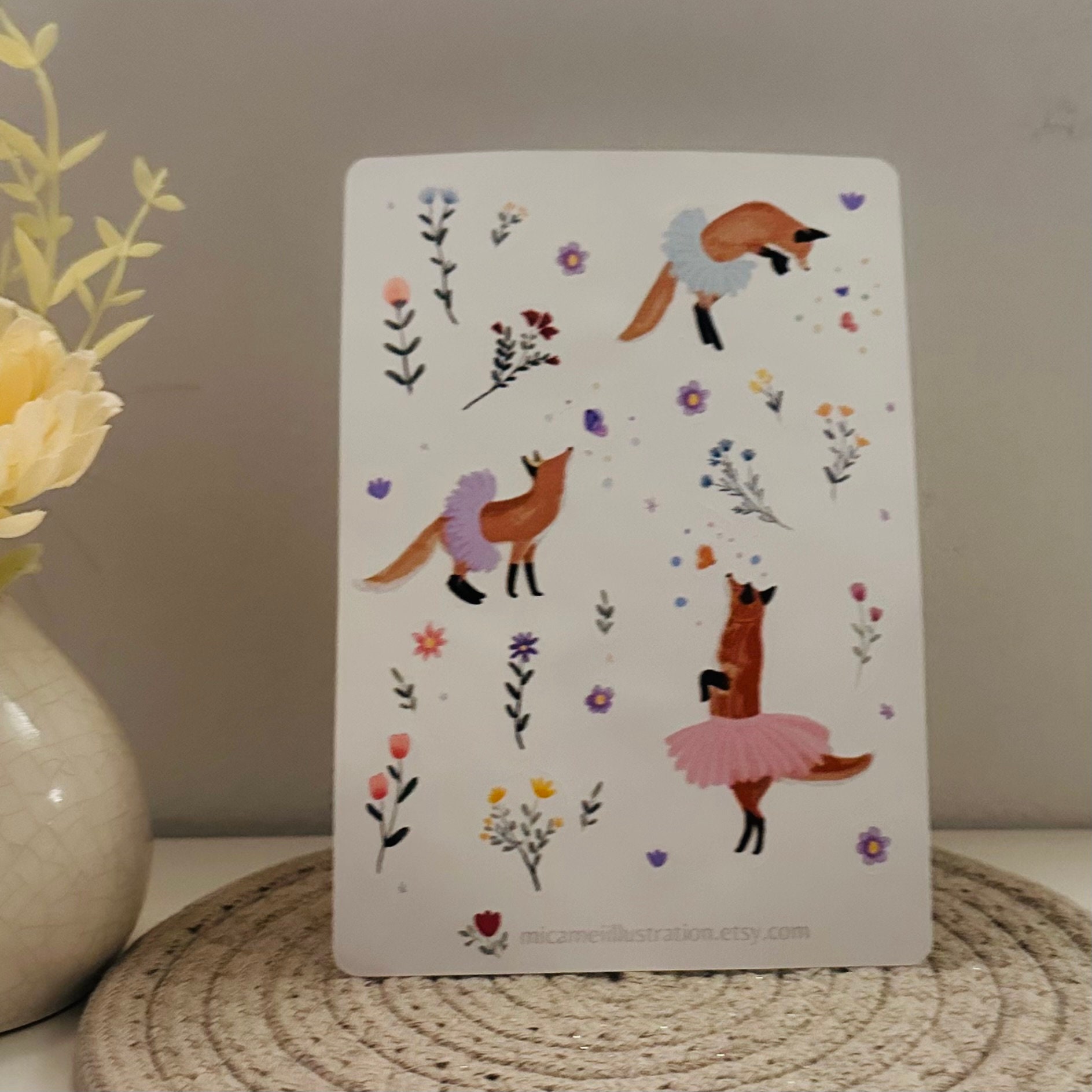 Cute Fox Sticker, Sticker Collection, Fox, Sticker Sheet, Easter ...