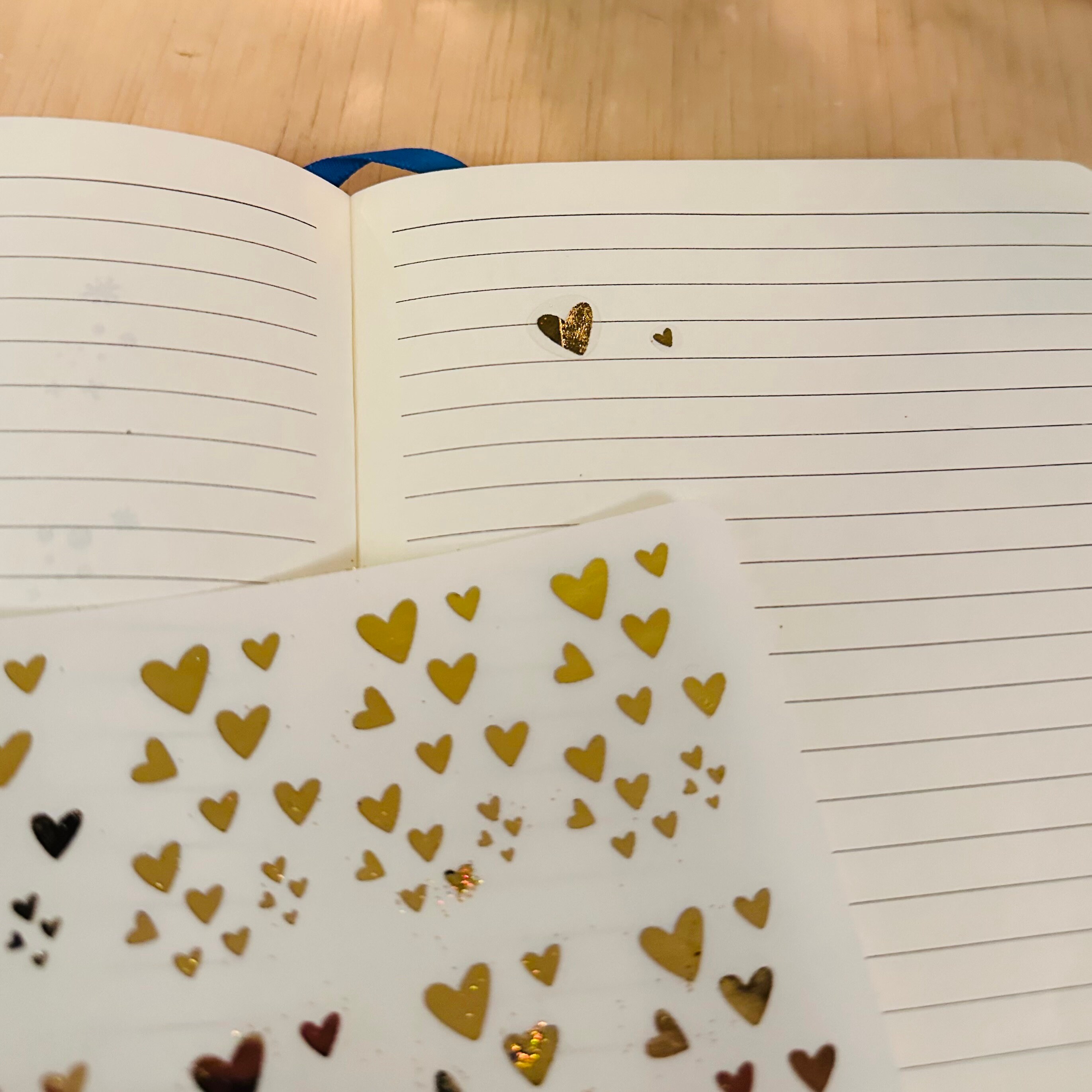 Sparkle Sticker Heart Cute Glitter Sticker Set Bullet Journal - Etsy