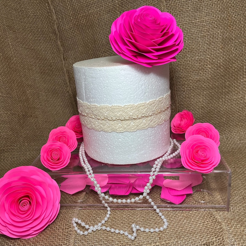 Hot Pink Cake - Etsy