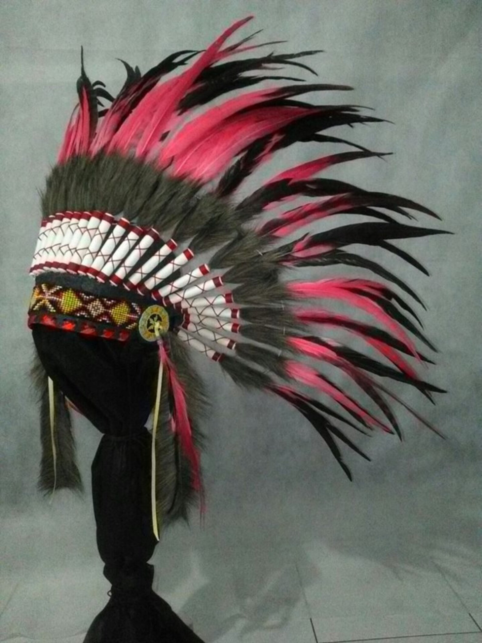 Indian Headdress Replica, Kids Native American Style Headdress, Kids ...