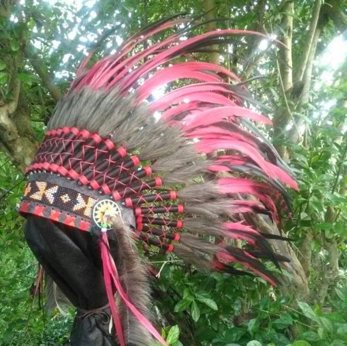 Indian Headdress Replica Chief War Bonnet Costume Native - Etsy