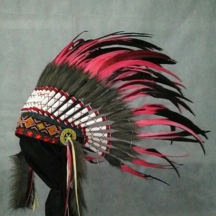 Indian Headdress Replica, Kids Native American Style Headdress, Kids ...