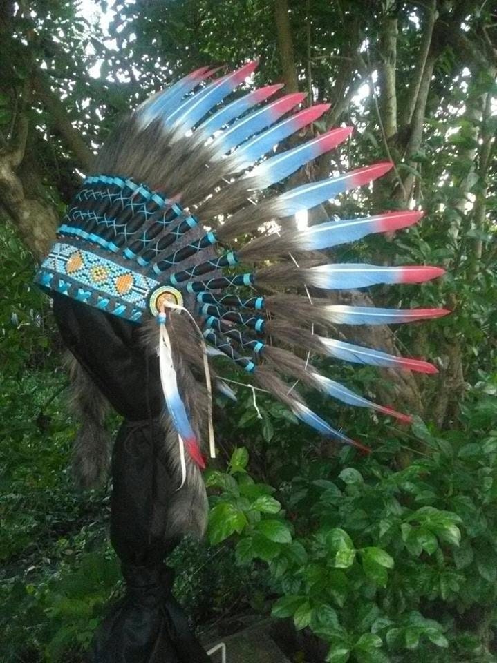 Indian Headdress Replica, Chief War Bonnet Costume, Native American ...