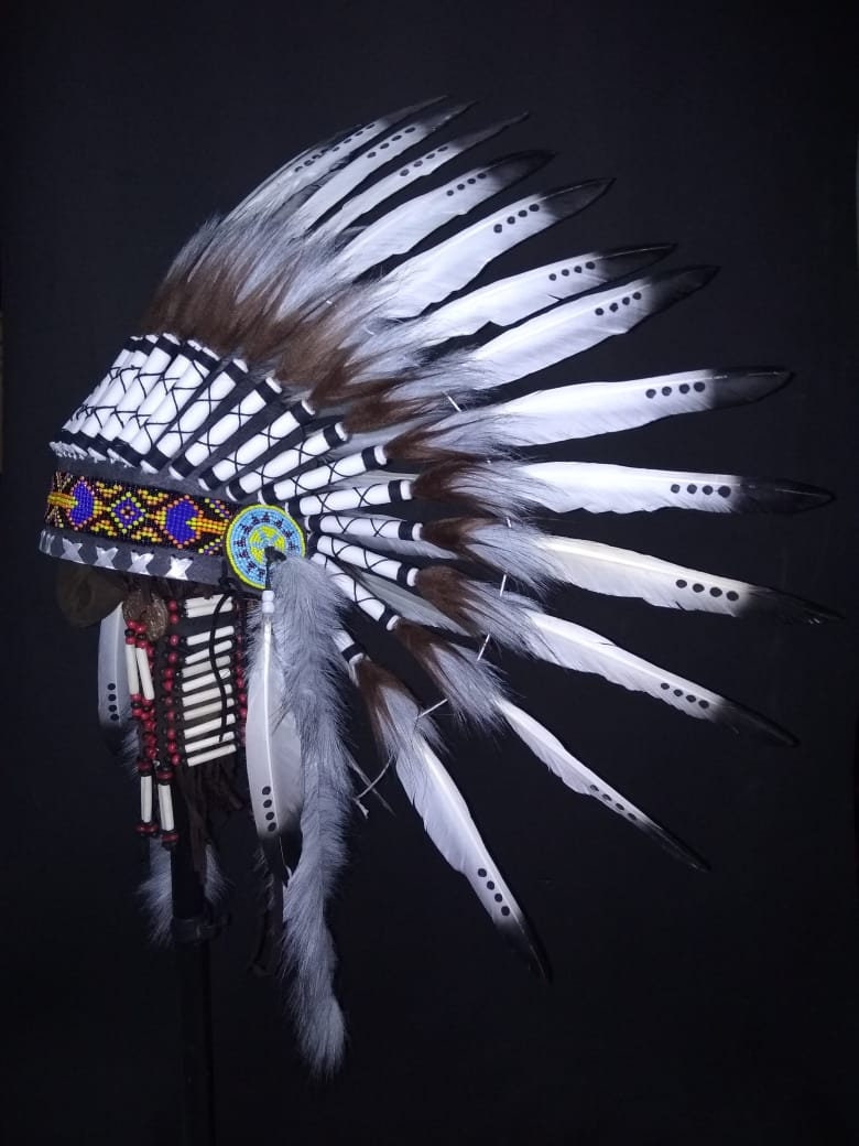Kids Indian Headdress Replica, Indian Costume for Kids, Kids Native ...