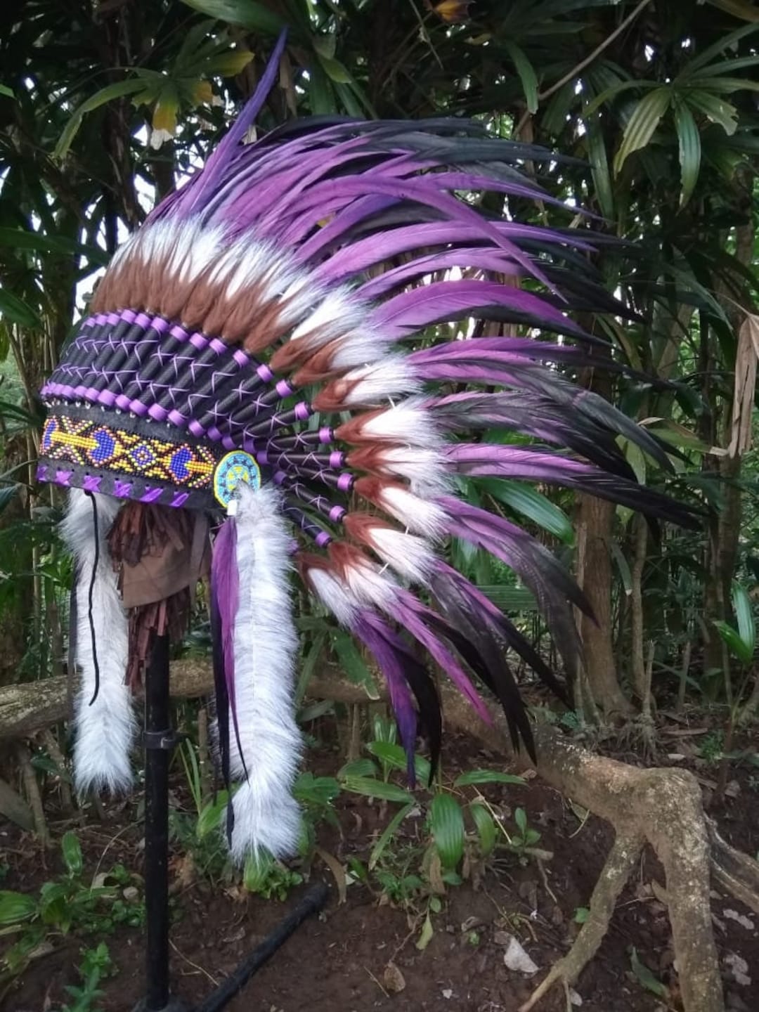 Custom Order Indian Headdress Replica, Chief Indian Native American ...