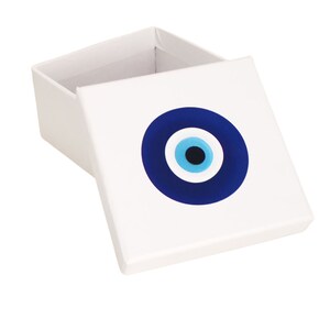 EVIL EYE Favor Gift Boxes Set White Blue Greek Traditional Small ...